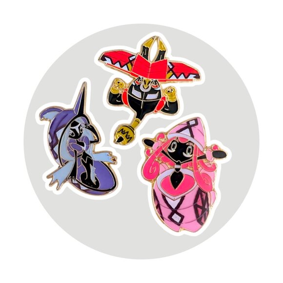 Pokemon | Accessories | Pokemon Enamel Pins Tapu Fini Tapu Lele And ...